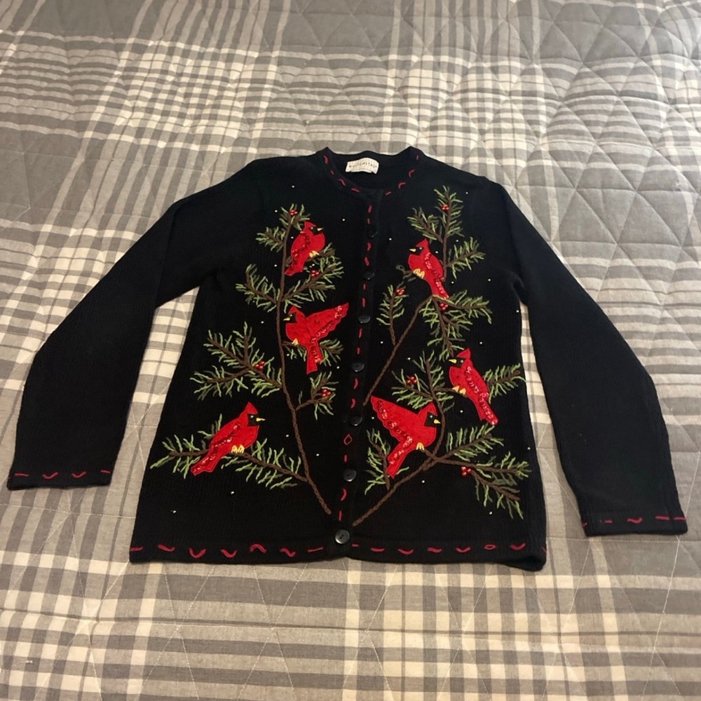 White Stag Cardinal Cardigan Size Small - Gem